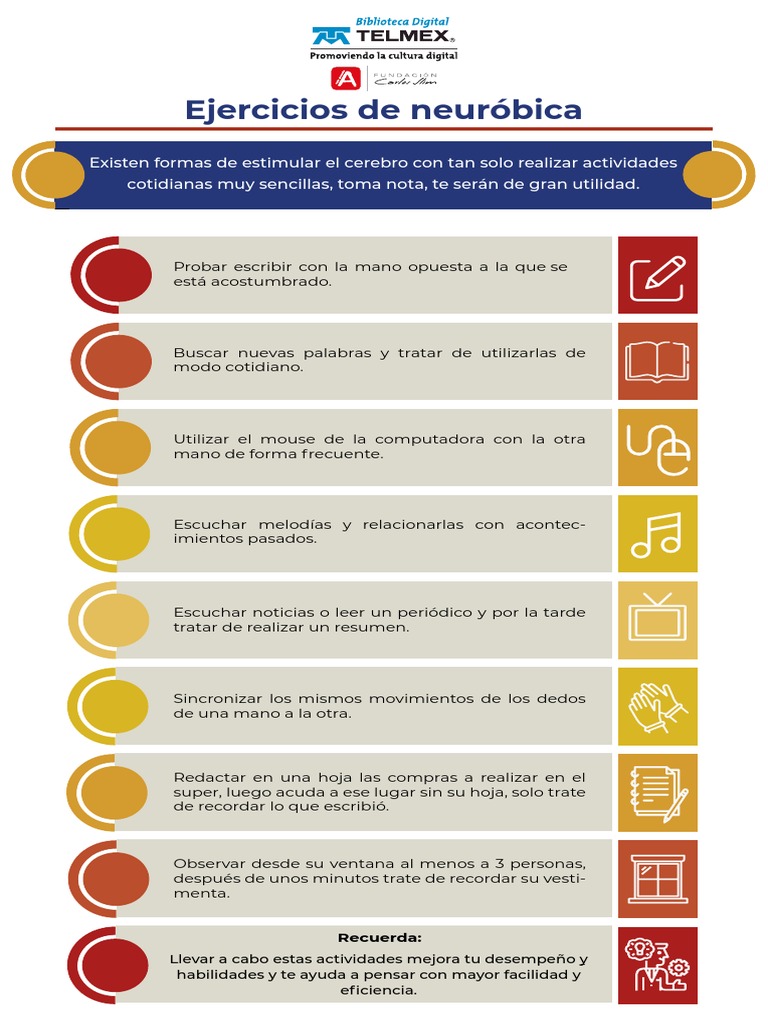 Unidad 2 Ejercicios de Neuróbica | PDF