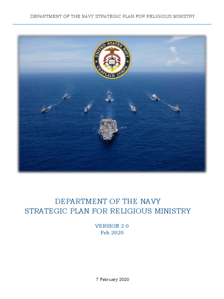 DoN Strategic Plan For Religious Mnistry V 2 2020 02 07 | PDF