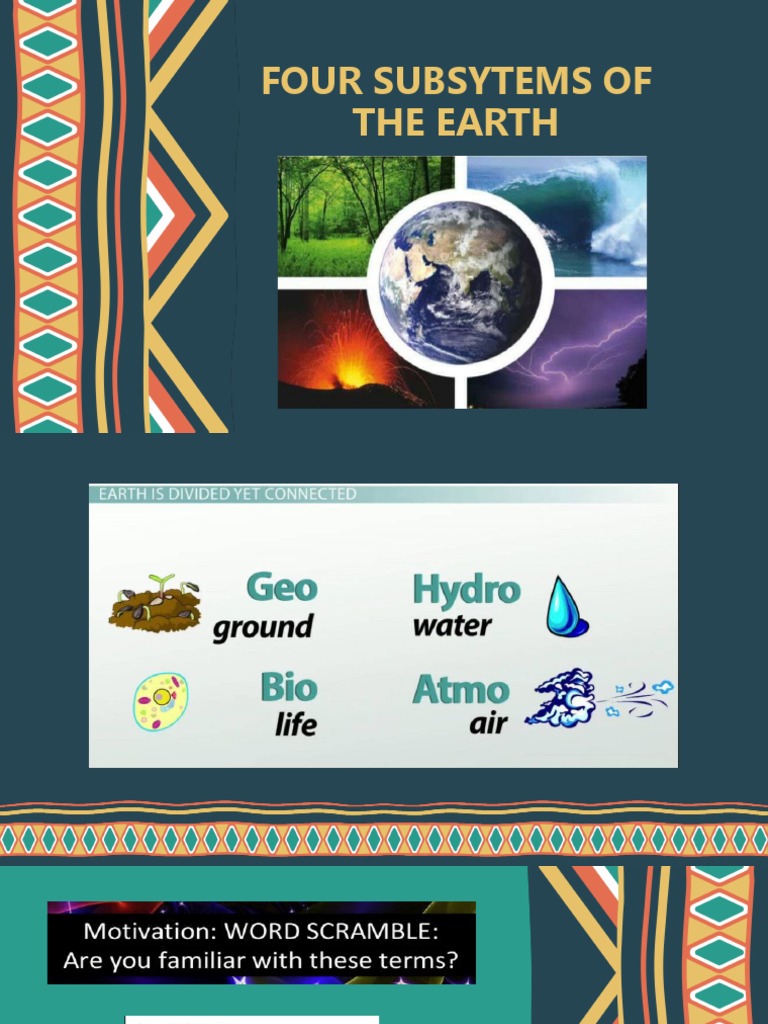 Four Subsytems of The Earth | PDF