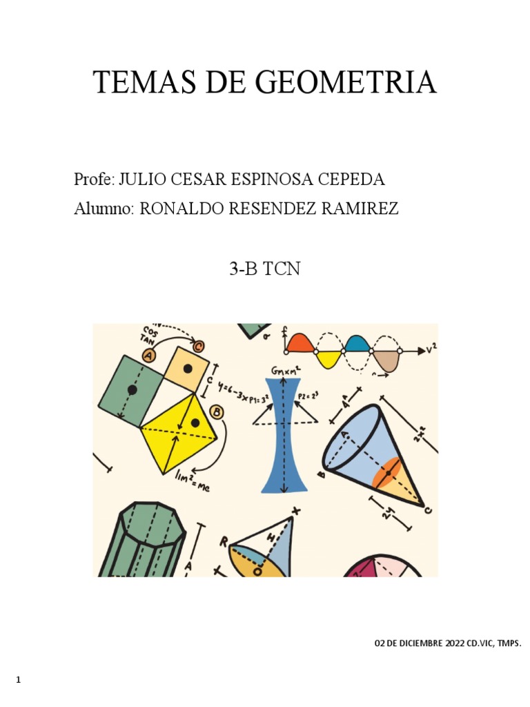 Temas de Geometria | PDF | Geometría analítica | Geometría