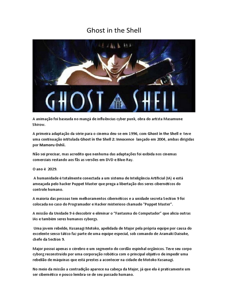 Gost in The Shell | PDF
