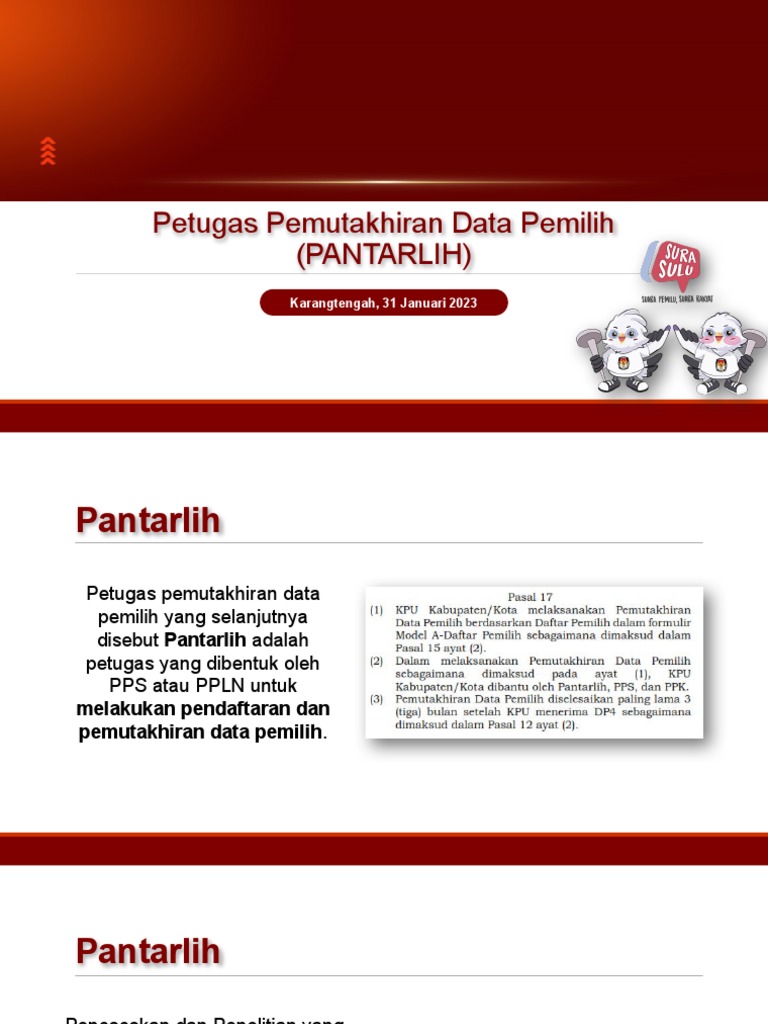 Pantarlih | PDF