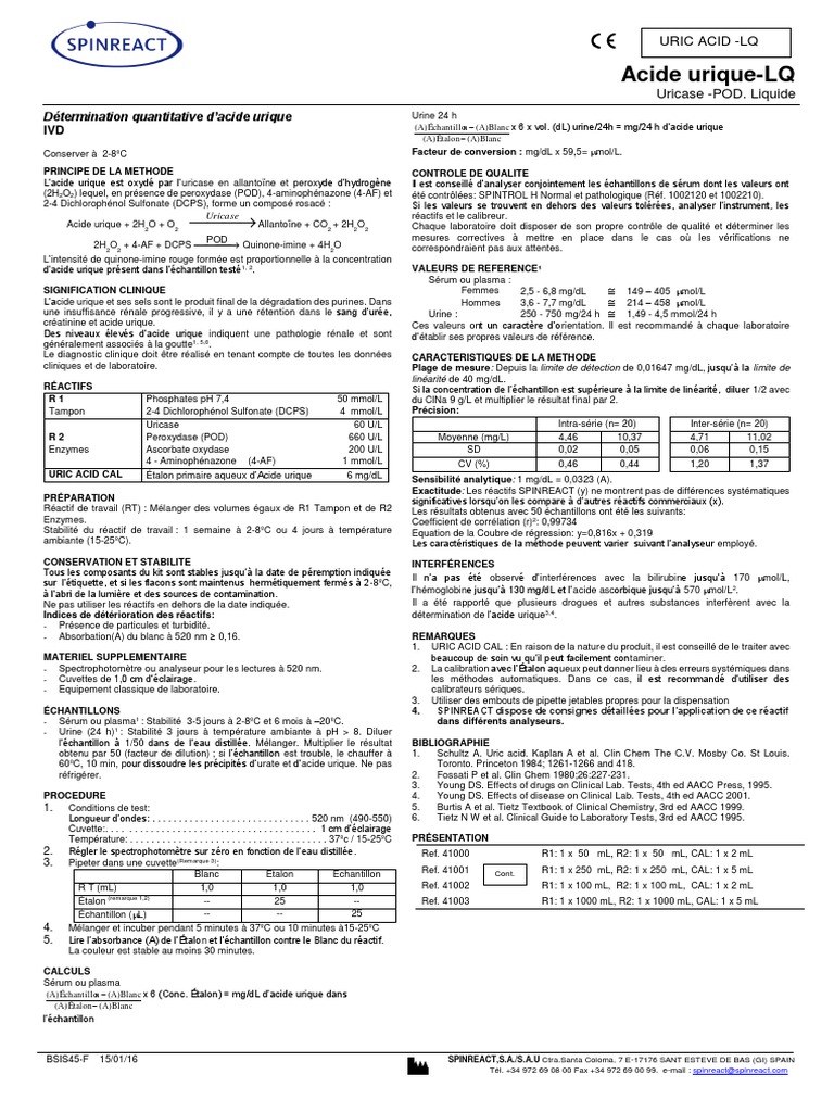 AC Uric Spin 2 | PDF | Chimie