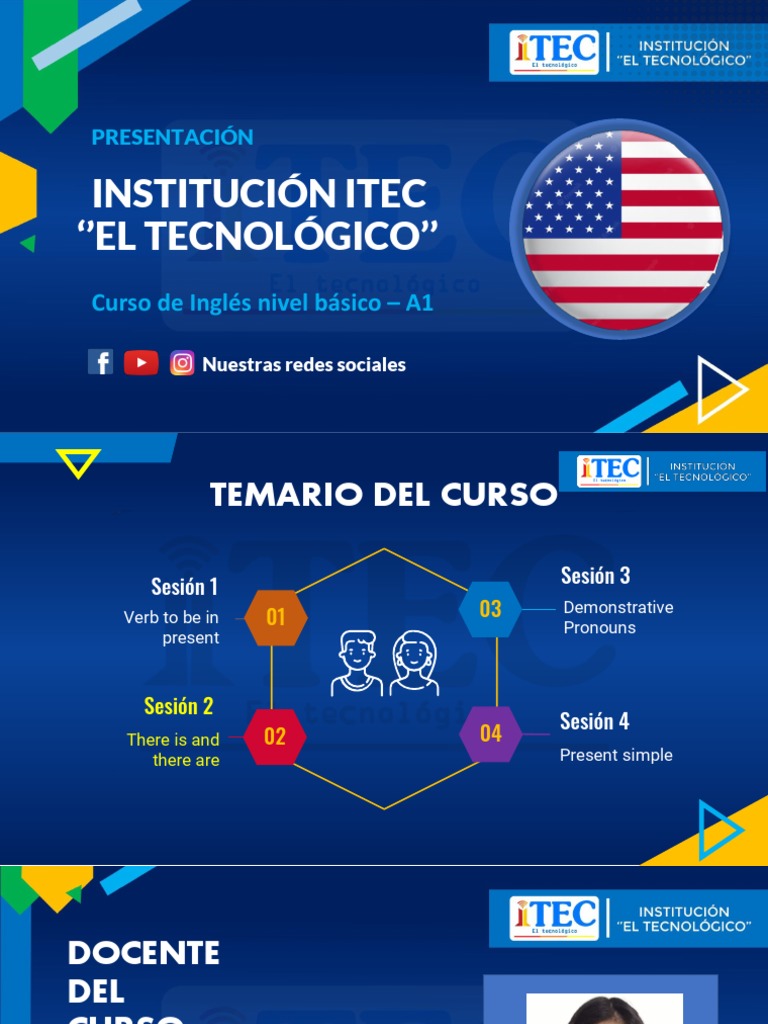 Inglés Básico A1 Clase #02-Itec | PDF