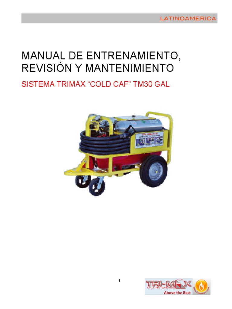Sistema Trimax Cold CAF TM30 | PDF | Presión | Tanques