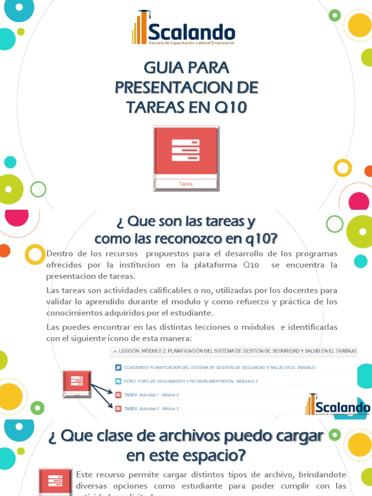 Guia para Tareas de Q10 | PDF | Archivo de computadora | Software