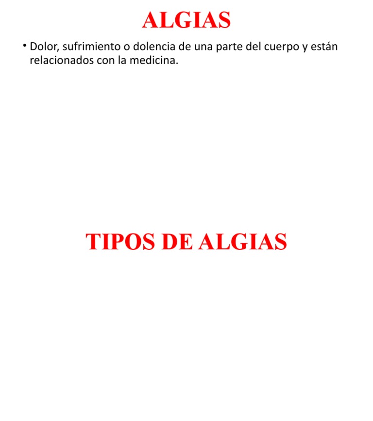 ALGIAS | PDF
