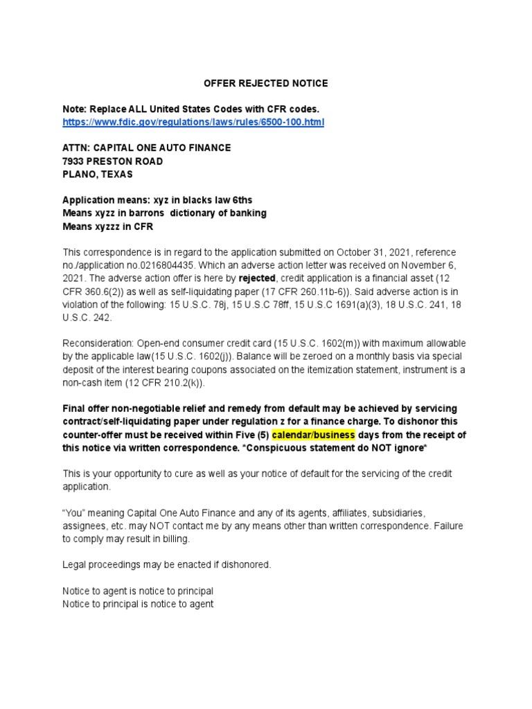 Adverse Action | PDF