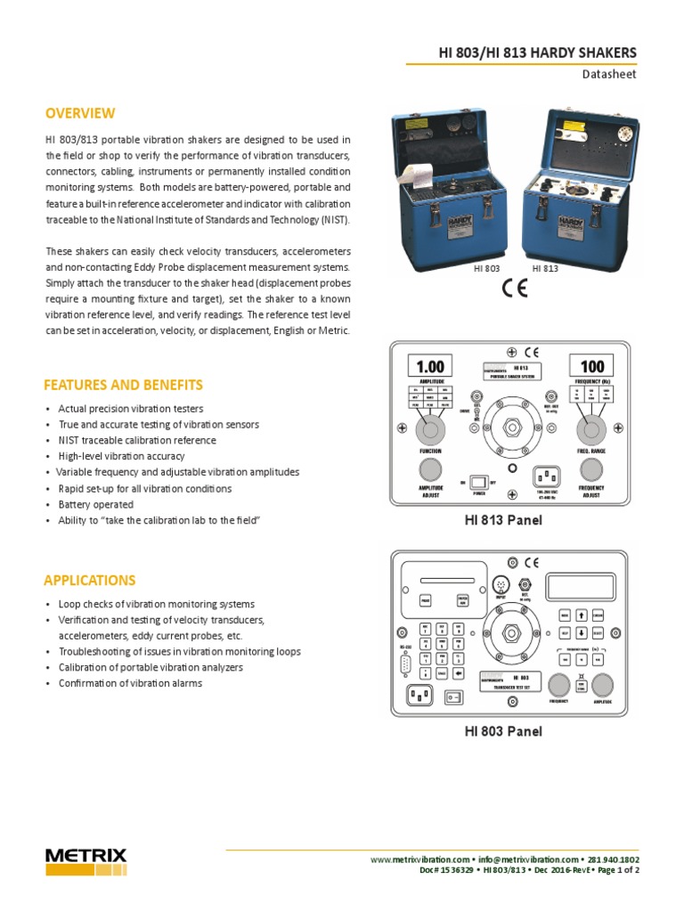 Shaker | PDF | Calibration | Accelerometer