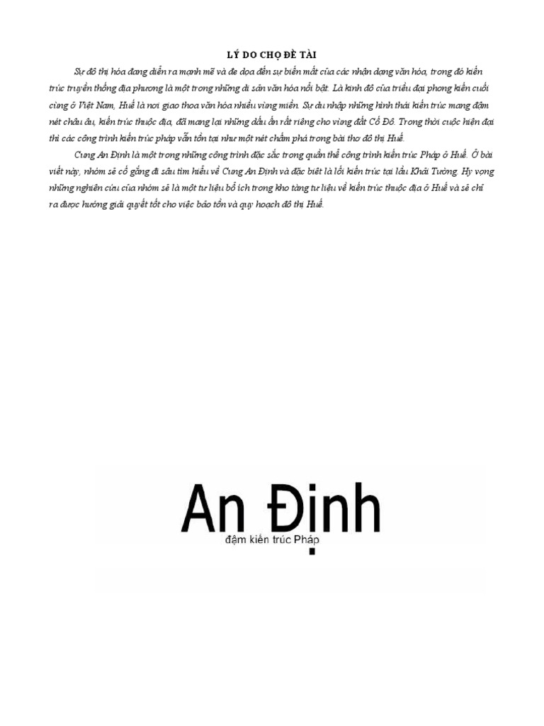 Cung An Dinh | PDF