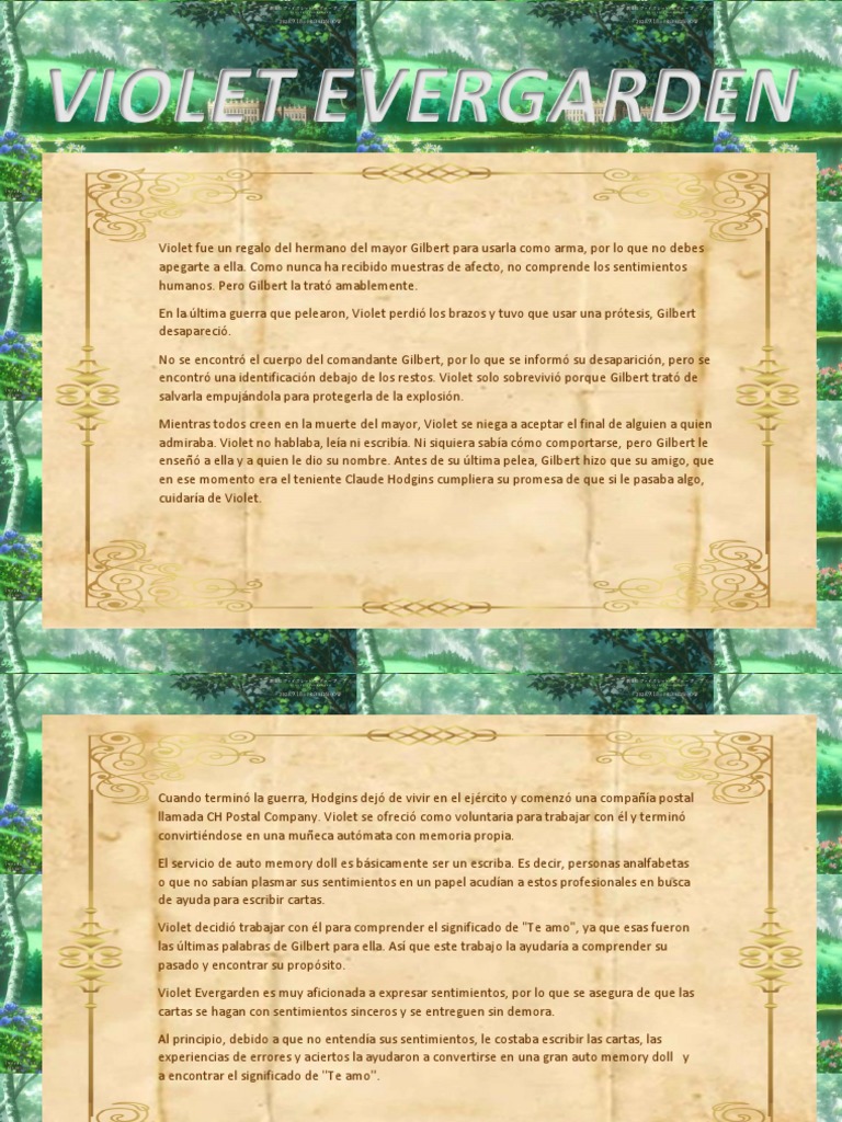 Violet Evergarden | PDF