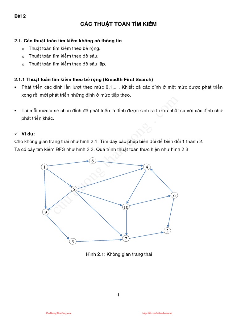 Tri Tue Nhan Tao Bai 2 Cac Thuat Toan Tim Kiem Cuuduongthancong Com Pdf 