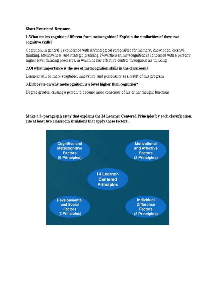 Short Restricted Response | PDF