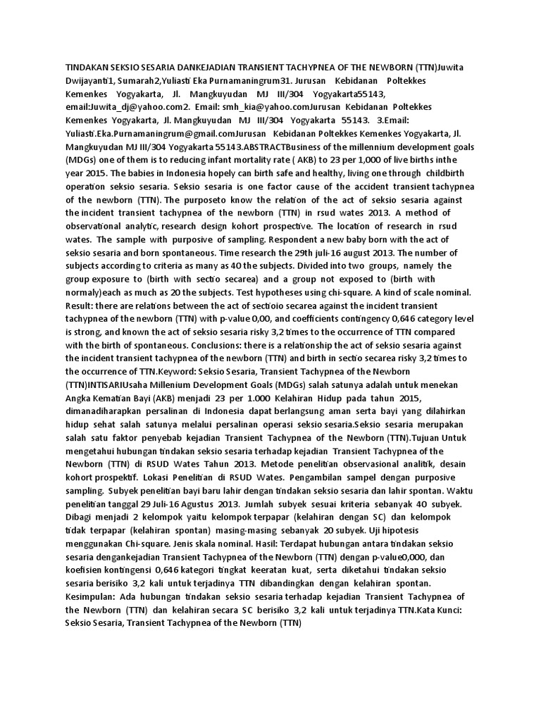 Bahan Laporan Awal Tansient TTN | PDF | Medical Specialties | Clinical Medicine