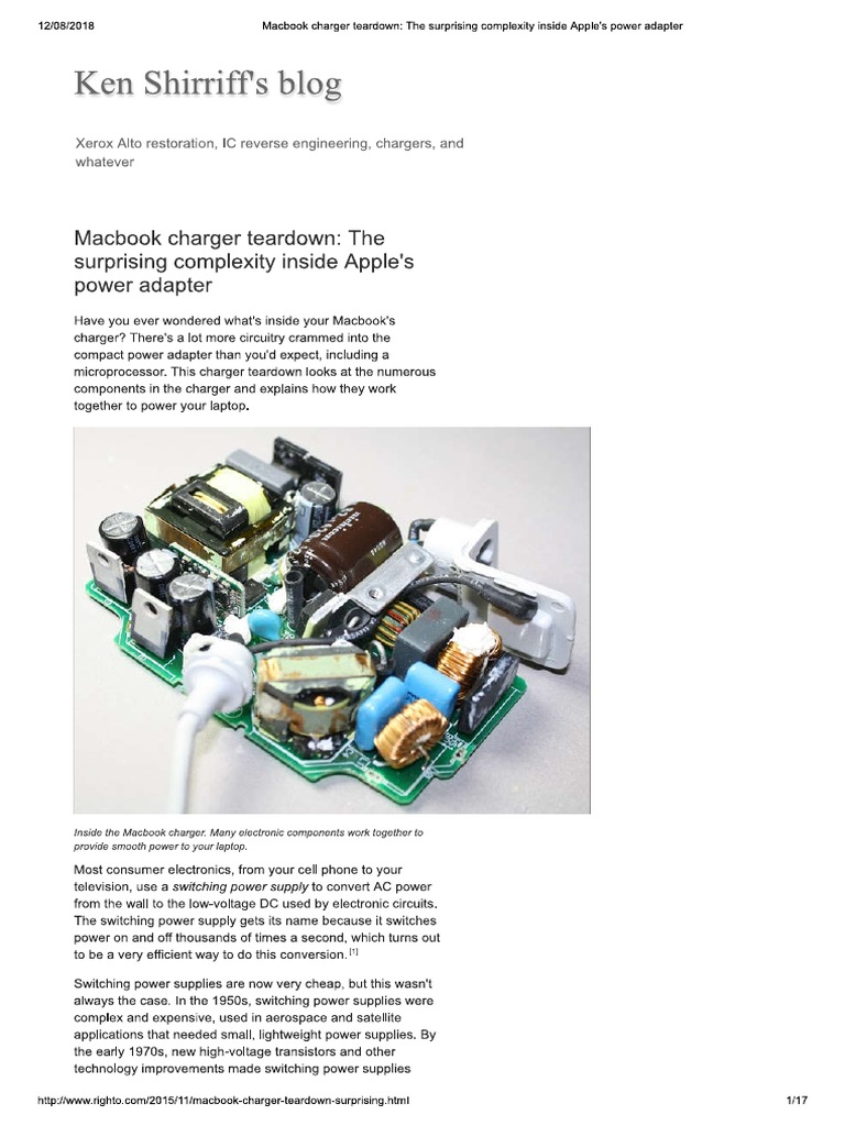 Apple - Macbook - Charger Teardown - Eng | PDF