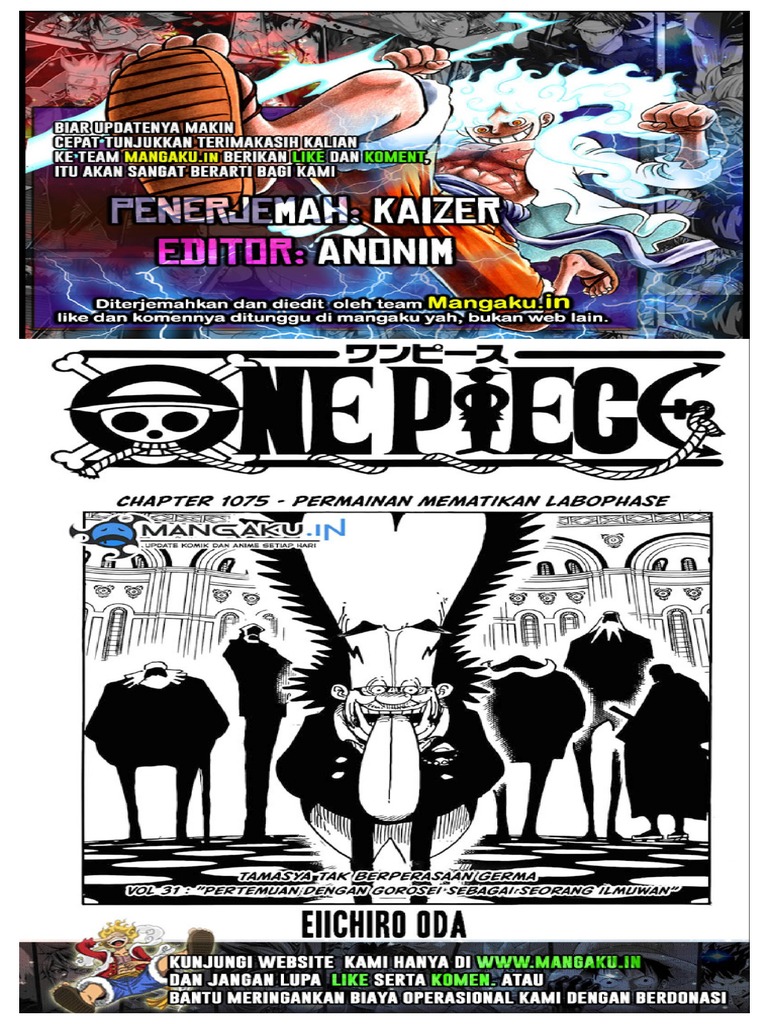 One Piece Chapter 1075 B Indonesia | PDF