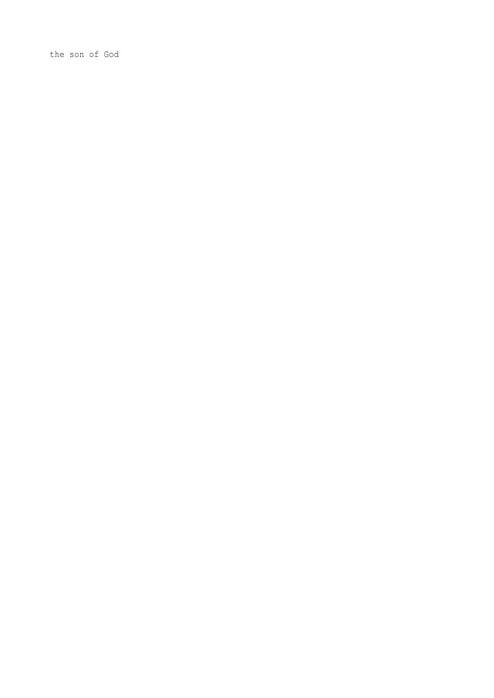 The Son of God | PDF