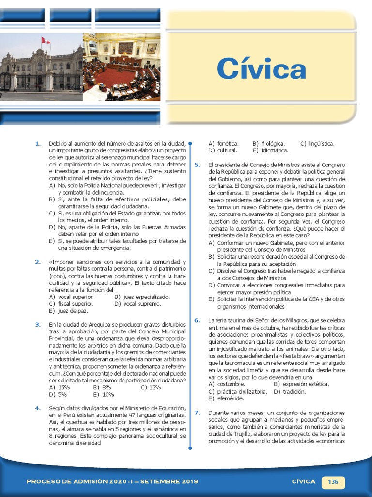 Cívica | PDF | Perú | Policía