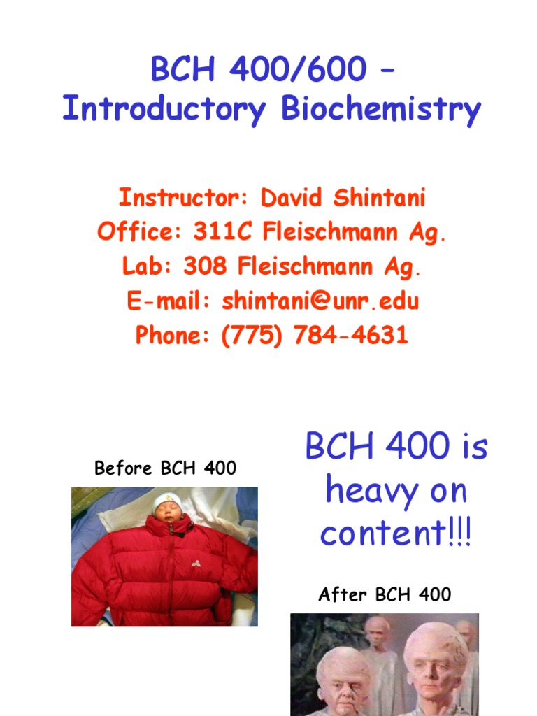Chapter 1 | Download Free PDF | Biochemistry | Chemistry
