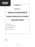 POE Formulación Magistral. Grupo 5 | PDF | Farmacia | Farmacéutico
