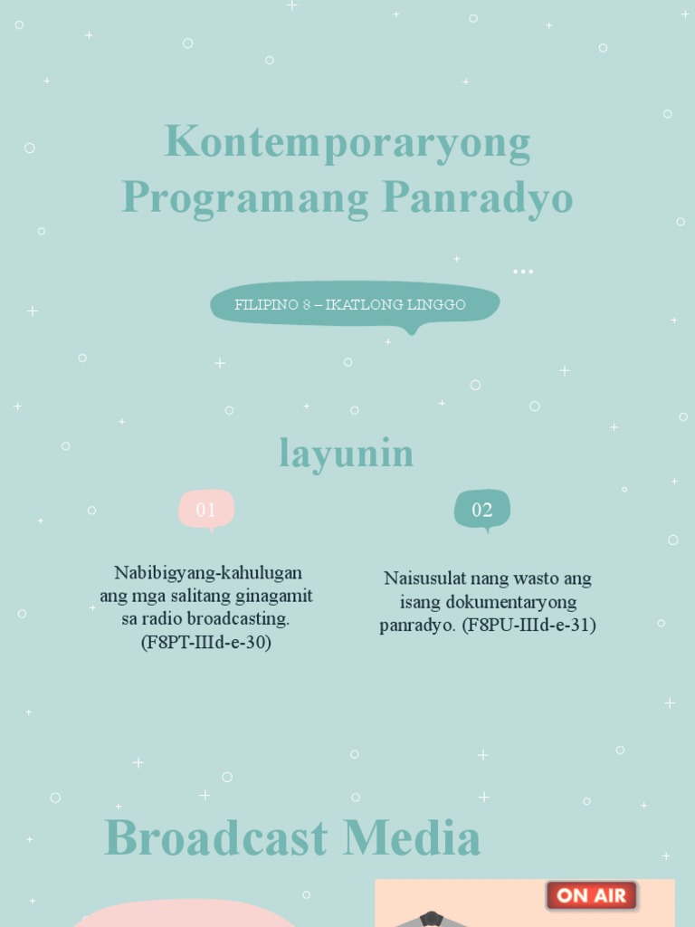 Komentaryong Panradyo | PDF