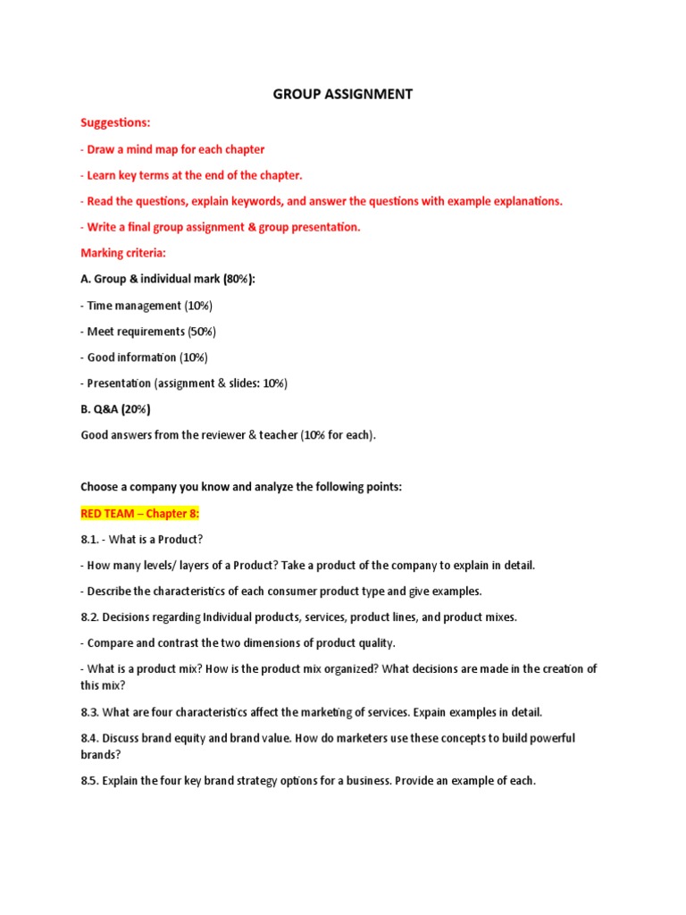 MKT101 Group Assignment MKT1812 | PDF | Marketing Communications ...