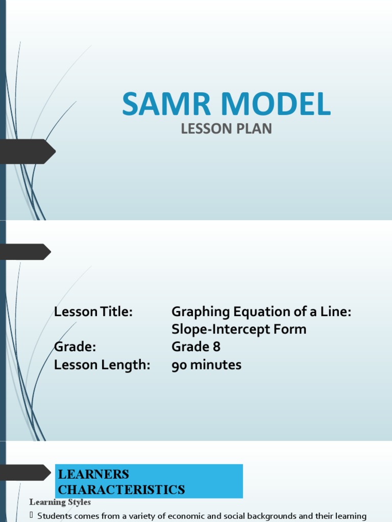 2 Samr Model | PDF | Learning Styles | Cognition
