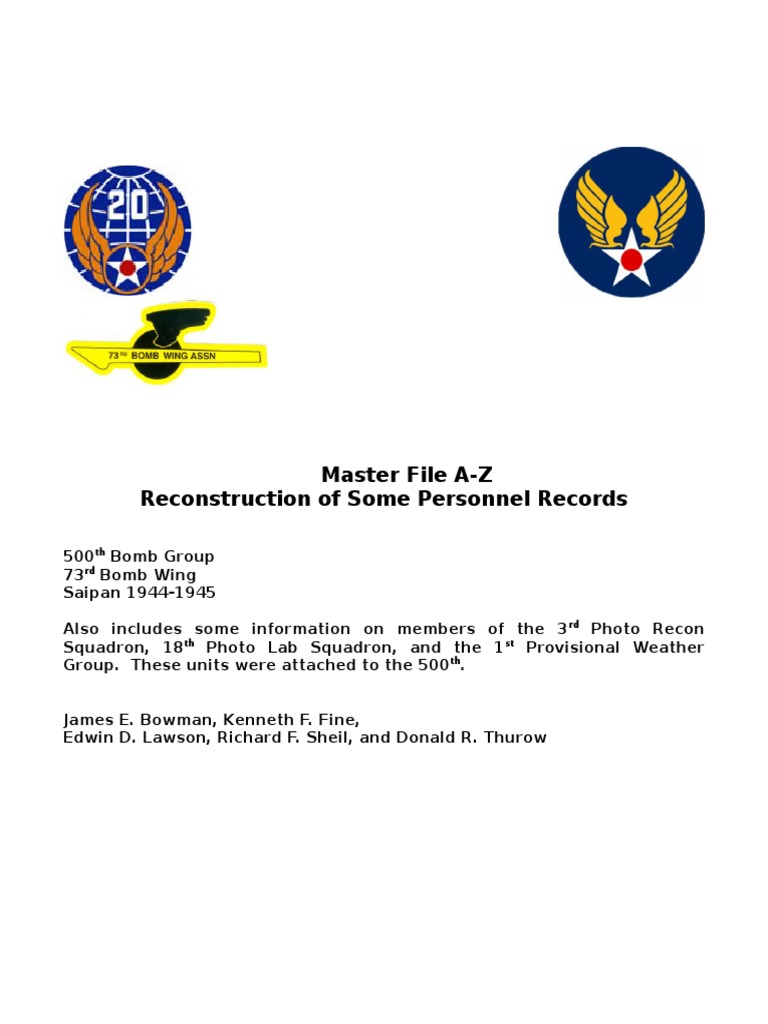 Master File A-Z 8-4-11 | PDF