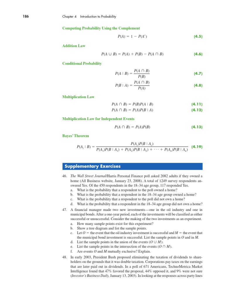 HW Probability | PDF | Dividend | Investing