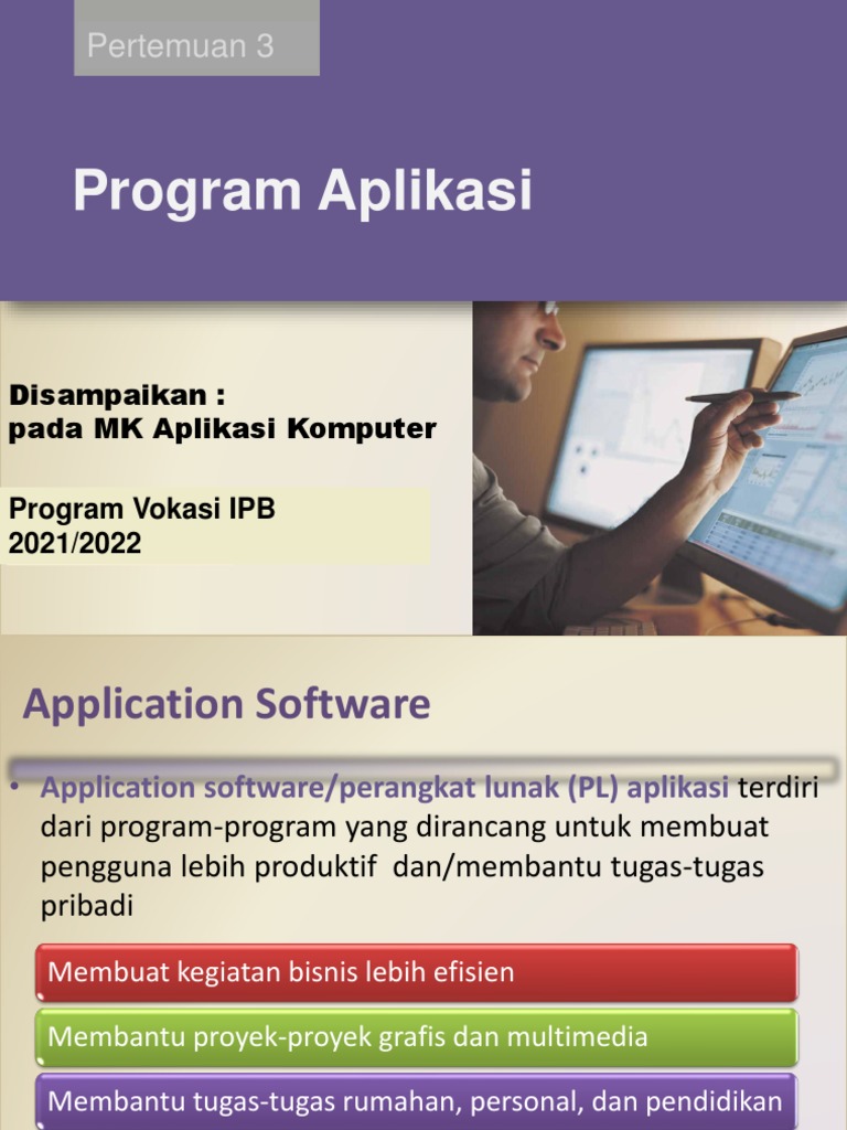 Kategori dan Fungsi Software Aplikasi | PDF