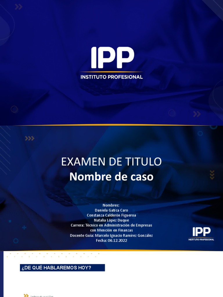 Plantilla Presentaciones IPP | PDF