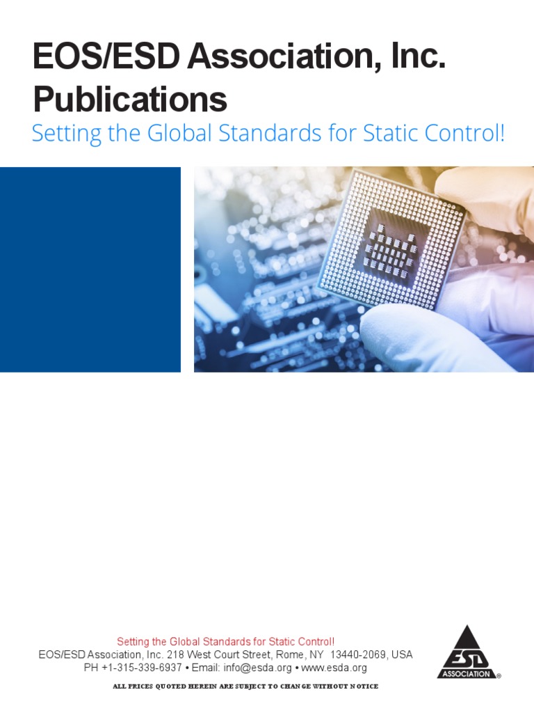 Master Press Catalog Update | PDF | Electrostatic Discharge | Materials ...