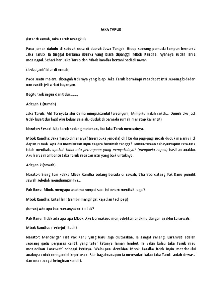 Jaka Tarub-WPS Office | PDF | Griya & Taman | Agama & Spiritualitas