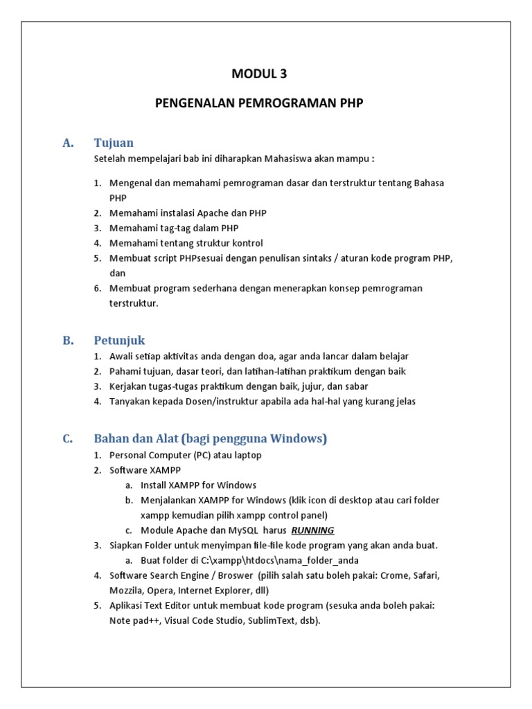 Modul 3 | PDF | Komputer