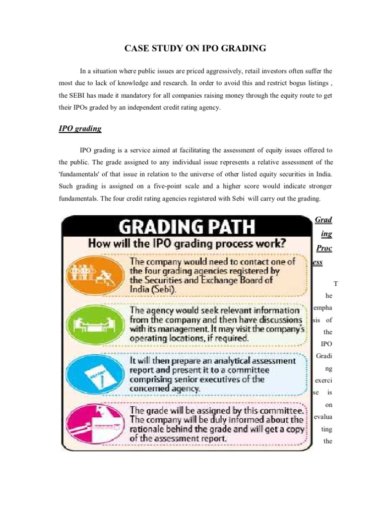 Case Study On Ipo Grading | PDF | Initial Public Offering | Evaluation