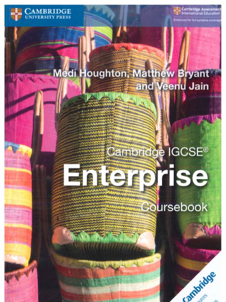 Cambridge IGCSE Enterprise Coursebook | PDF