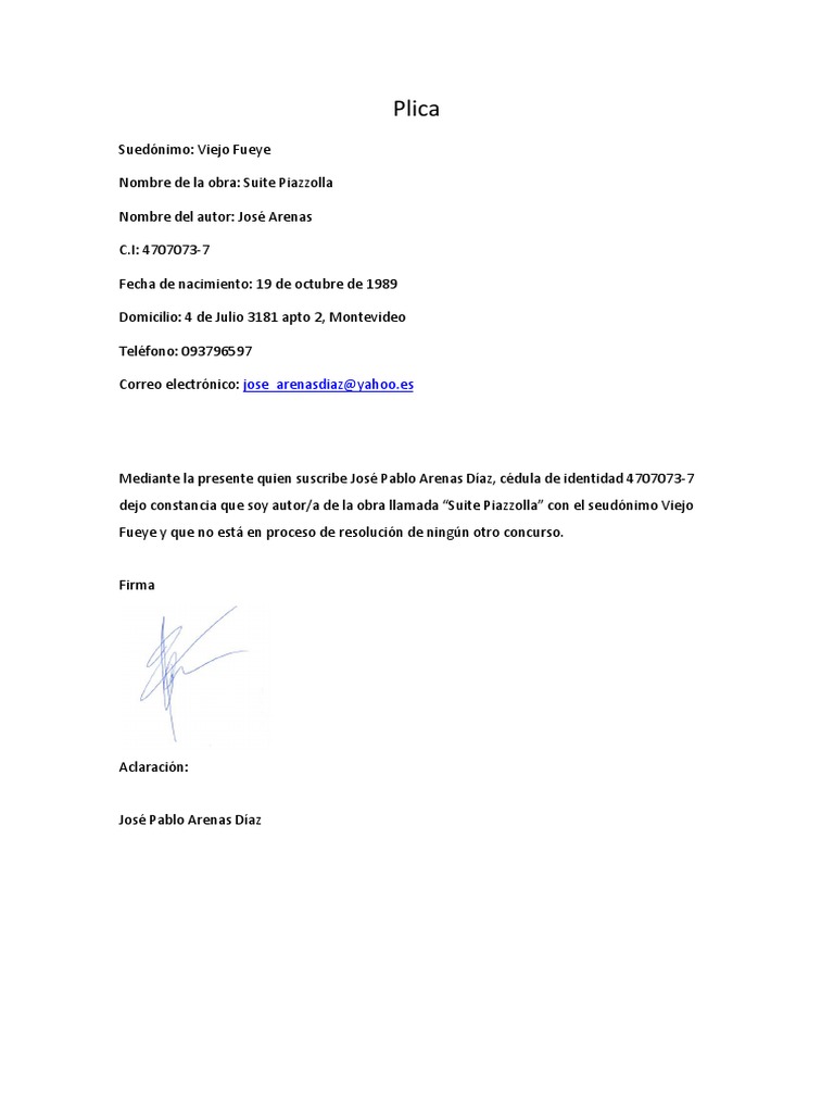 Plica | PDF | Derecho