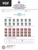 Kindergarten Assessment Test Samples | PDF | Philippines