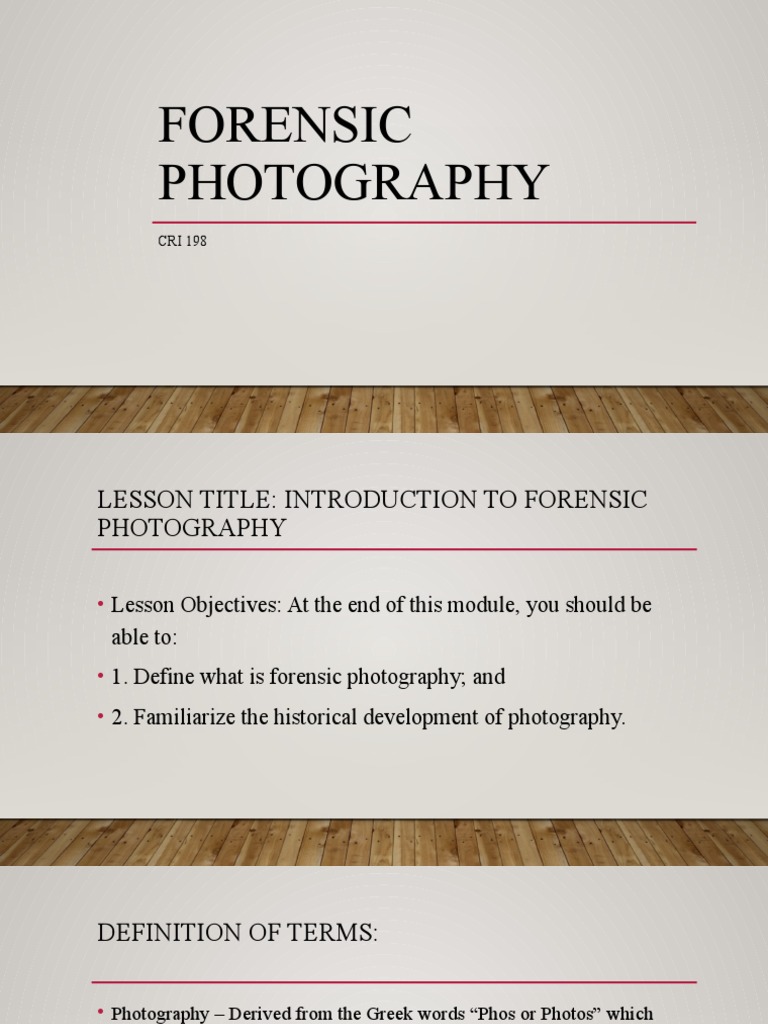 Forensic Photography | PDF | Camera | Flash (Photography)