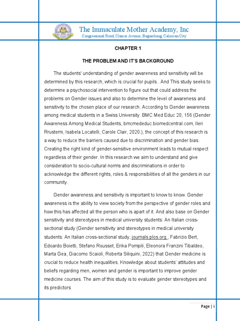 research-RRL 2 | PDF | Gender | Gender Studies