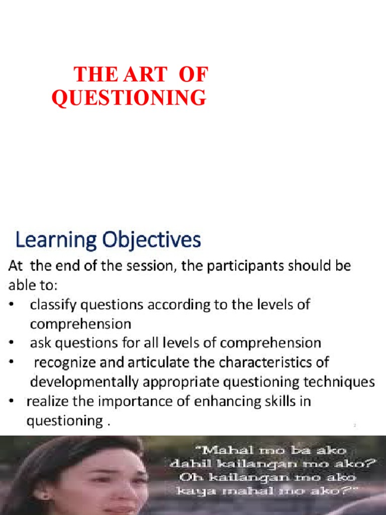 Art of Questioning | PDF