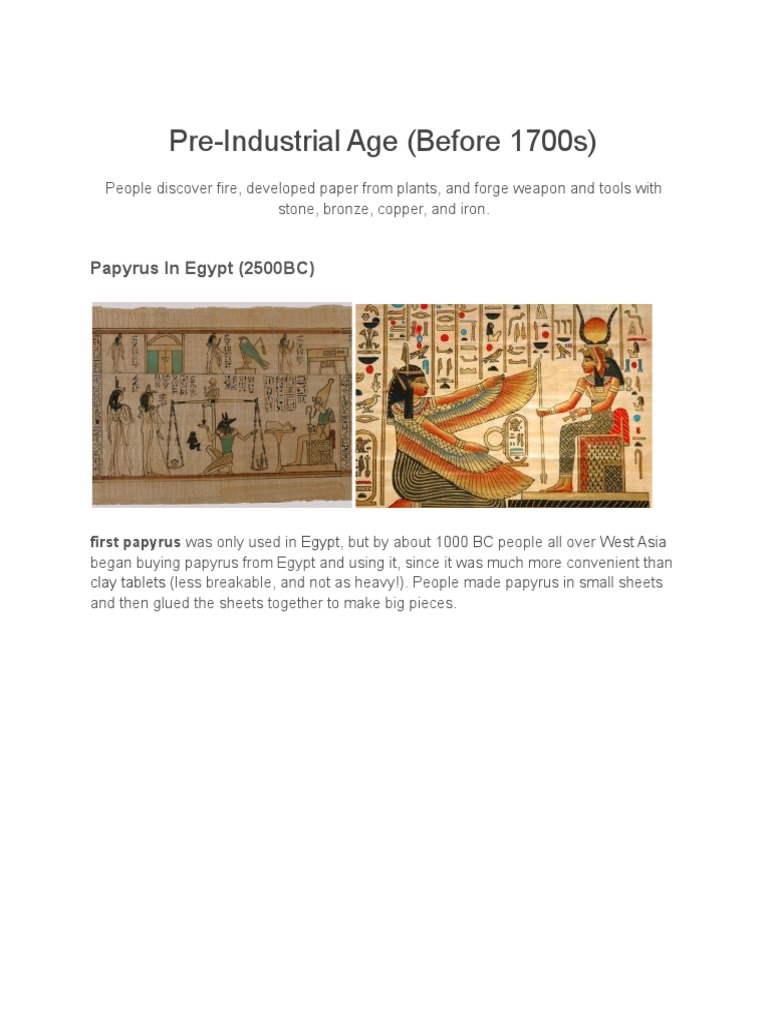 Pre-Industrial Age Media and Tools | PDF | Codex | Cuneiform