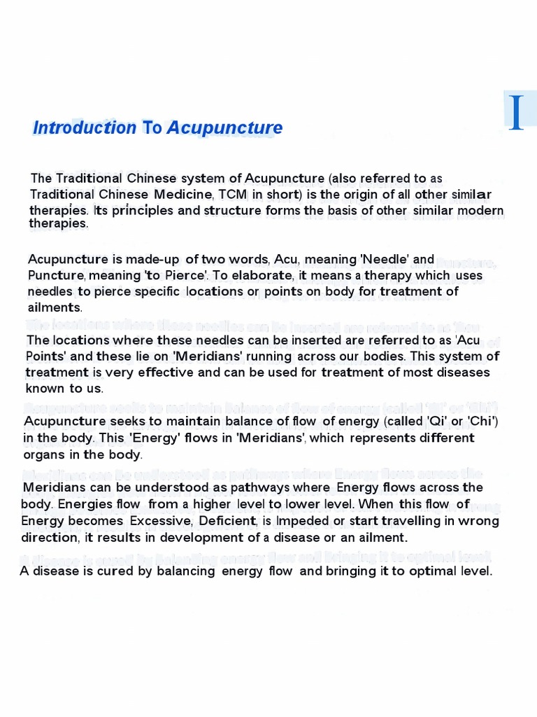 Acupuncture and Color Therapy Insights | PDF | Traditional Chinese ...