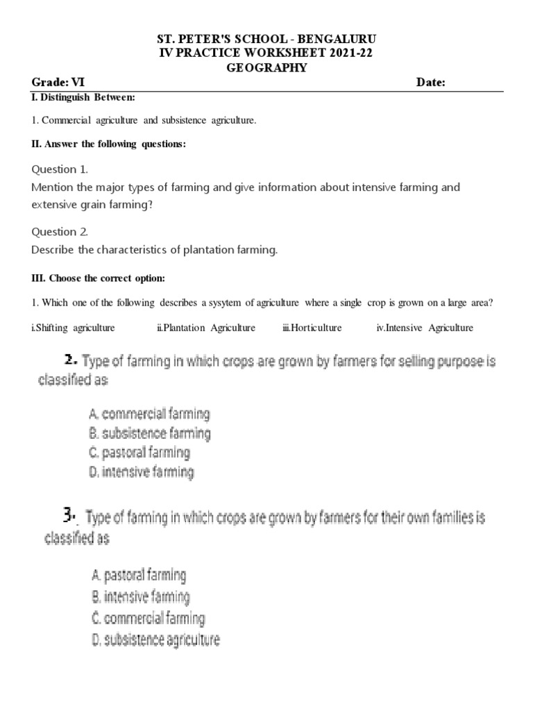 4 PWS GRADE 6 (Agriculture) | PDF