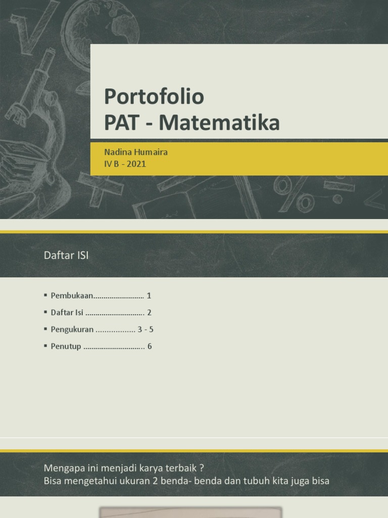 Portofolio Matematika | PDF