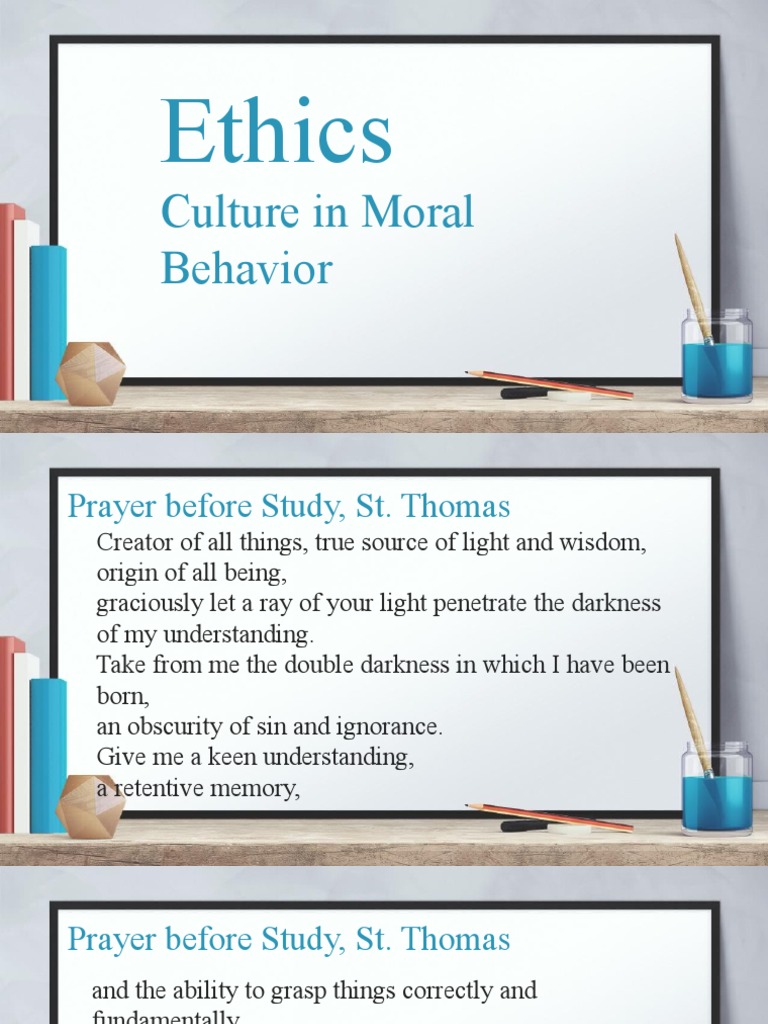 PPT3 4 Culture in Moral Behavior | PDF | Morality | Relativism