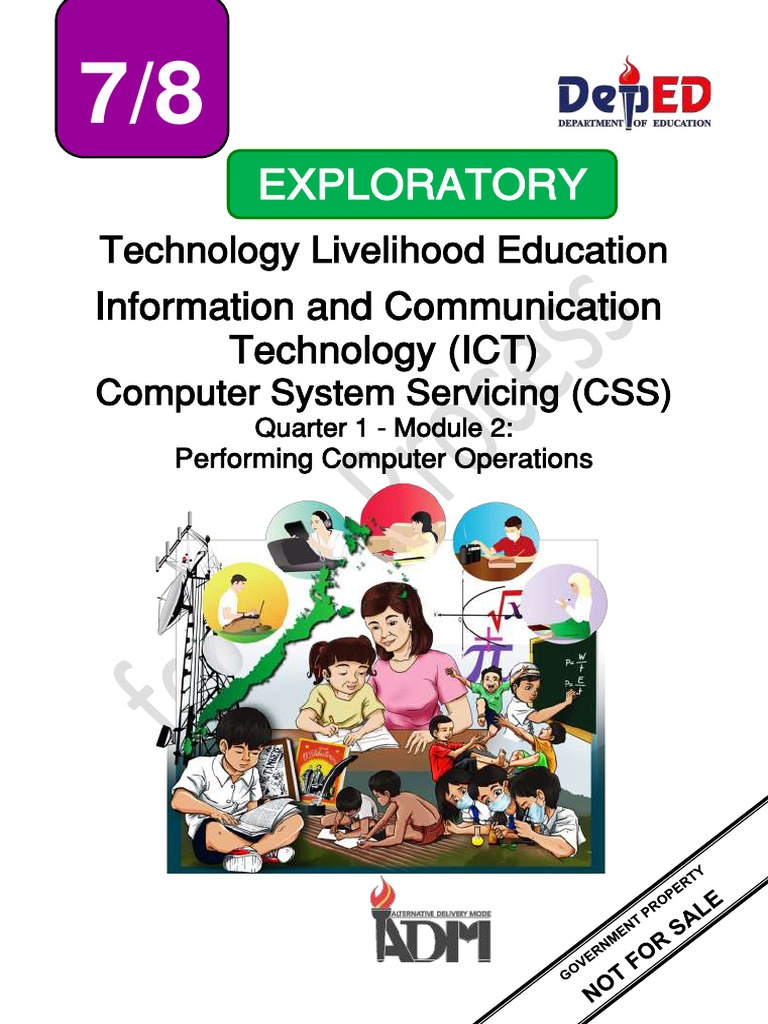 Tle 7 8 Ict Css Q1 M2 For Printing Pdf Computer Data Storage World Wide Web