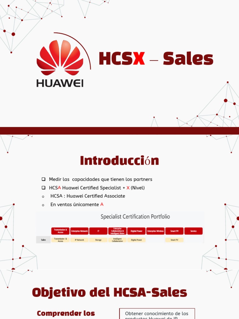 HCSA-Sales General Information | PDF