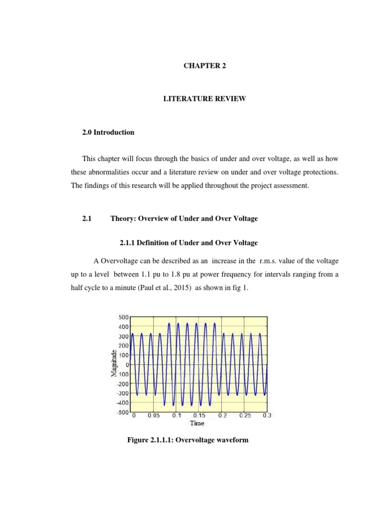 Chapter 2 Overvoltage Undervoltage | PDF | Rectifier | Relay