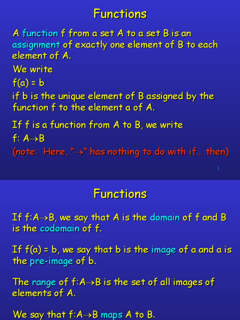Functions | PDF | Function (Mathematics) | Mathematical Concepts Functions | PDF | Function (Mathematics) | Mathematical Concepts
